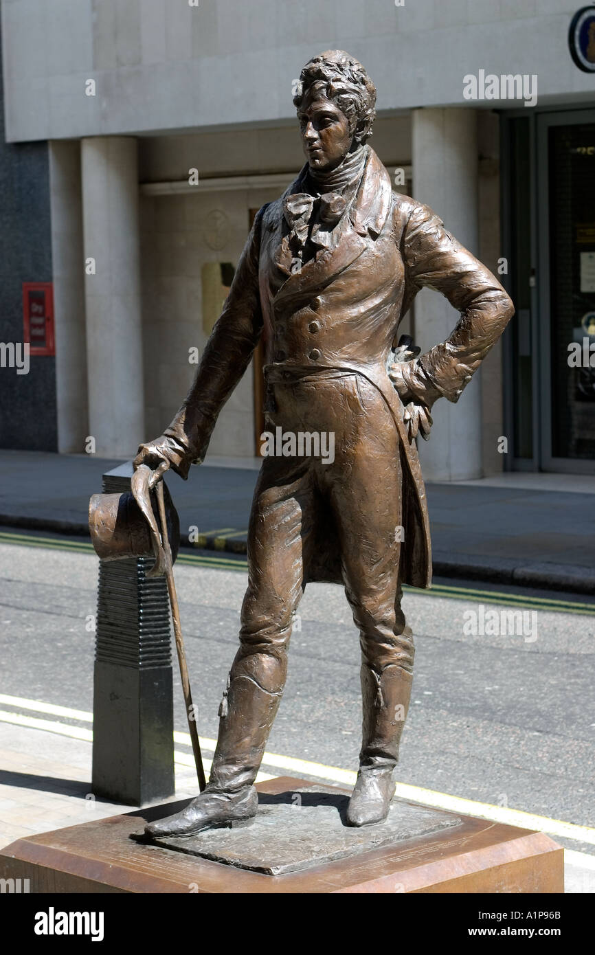 Beau Brummel Statue Jermyn Street London England UK Stock Photo - Alamy