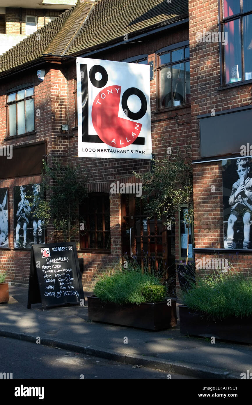 Loco Restaurant and Bar Lawn Terrace Blackheath London England UK Stock ...