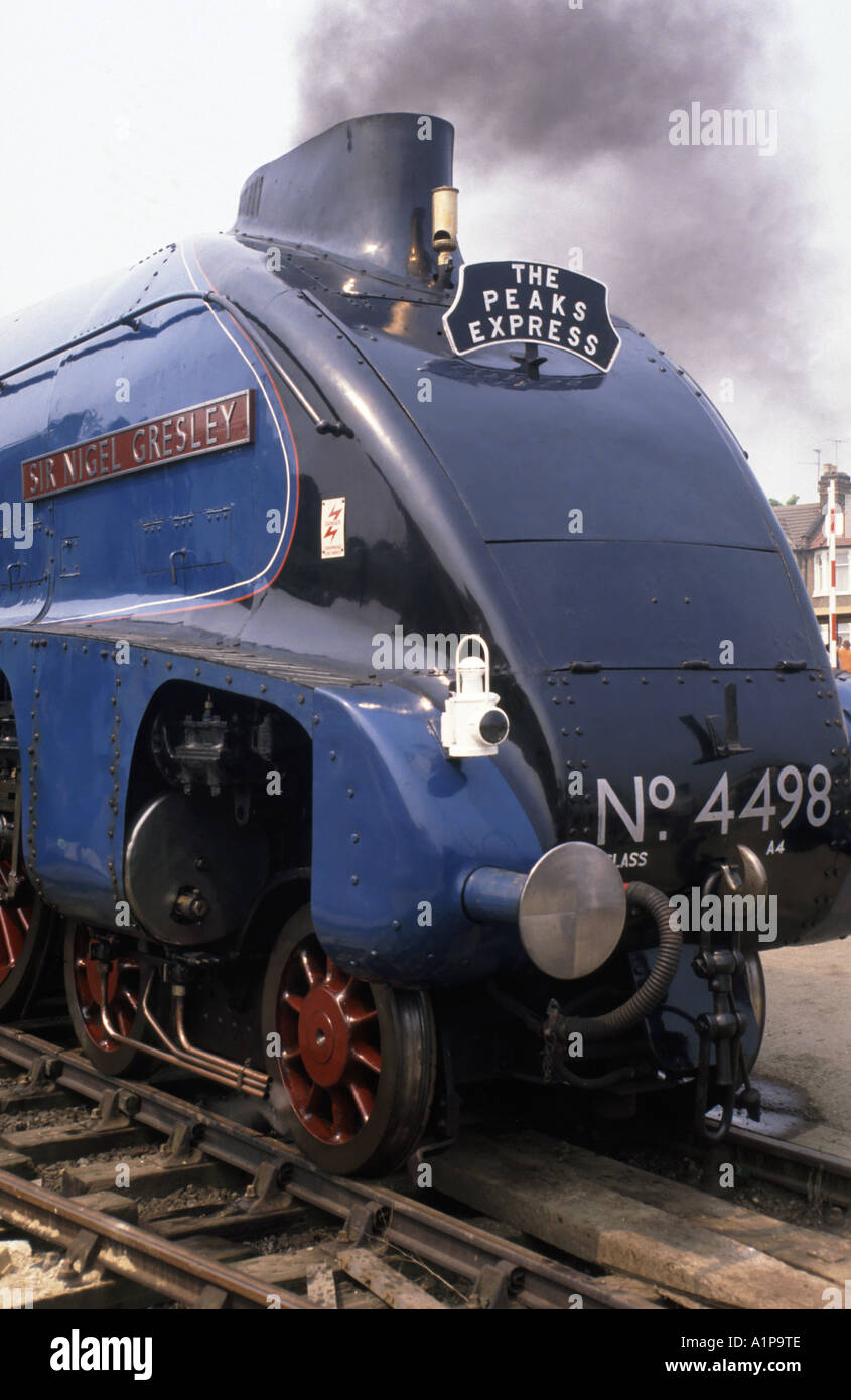 A4 pacific no 4498 sir nigel gresley steam locomotive hi-res stock ...