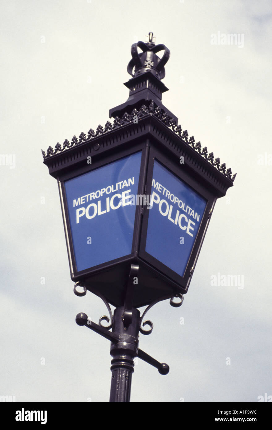 Police station lamp london hi-res stock photography and images - Alamy