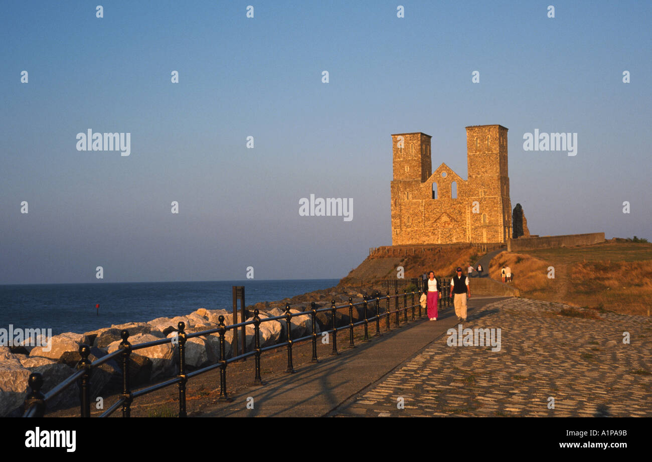 Reculver towers hi-res stock photography and images - Alamy