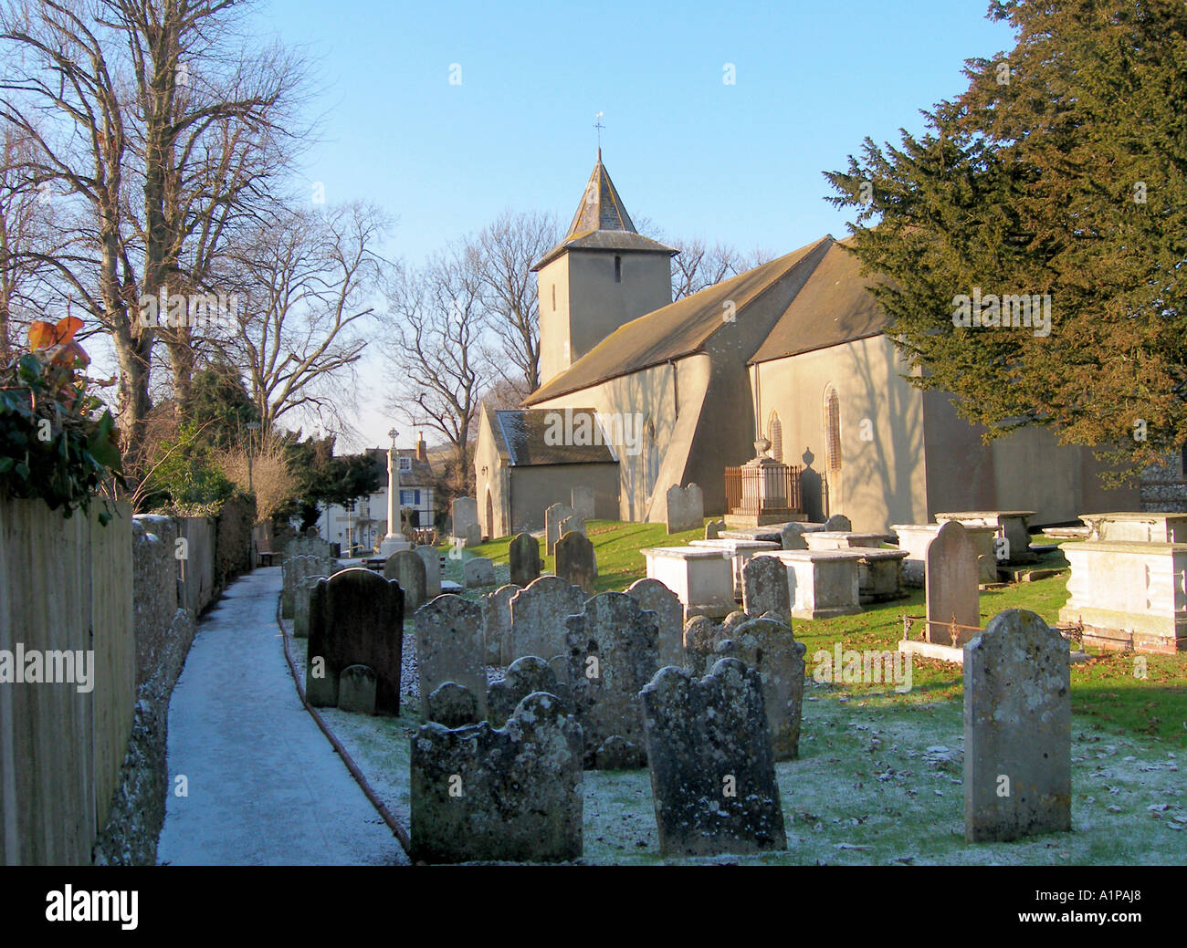 All Saints Church, Patcham, Brighton, East Sussex, England Stock Photo ...