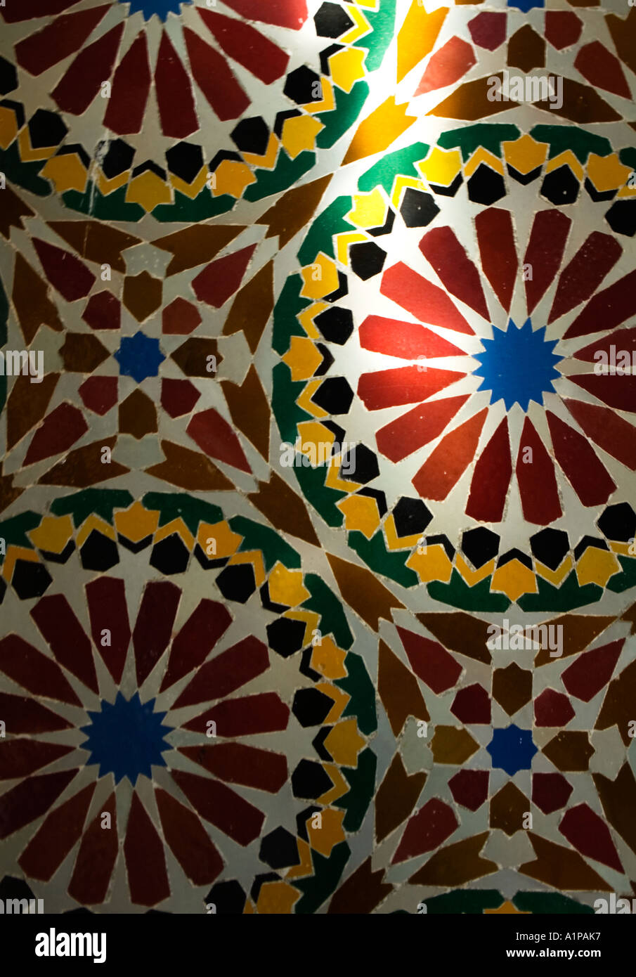 Beautiful patterned tiles inside Hassan II Mosque, Casablanca, Morocco ...