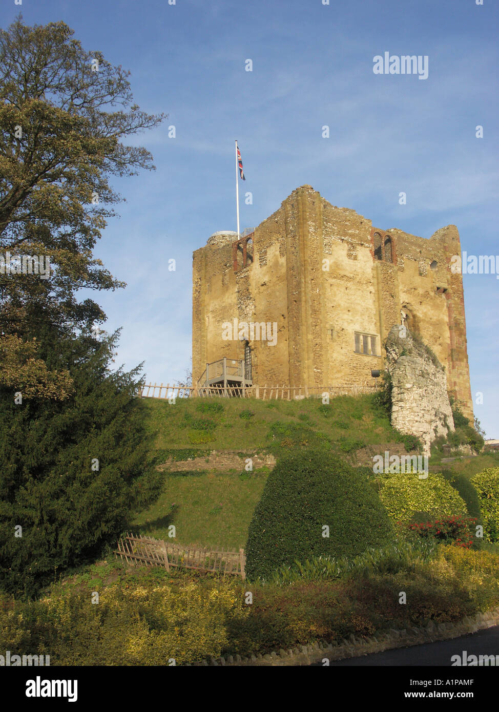 Guildford Castle and Grounds Guildford Surrey England Stock Photo - Alamy