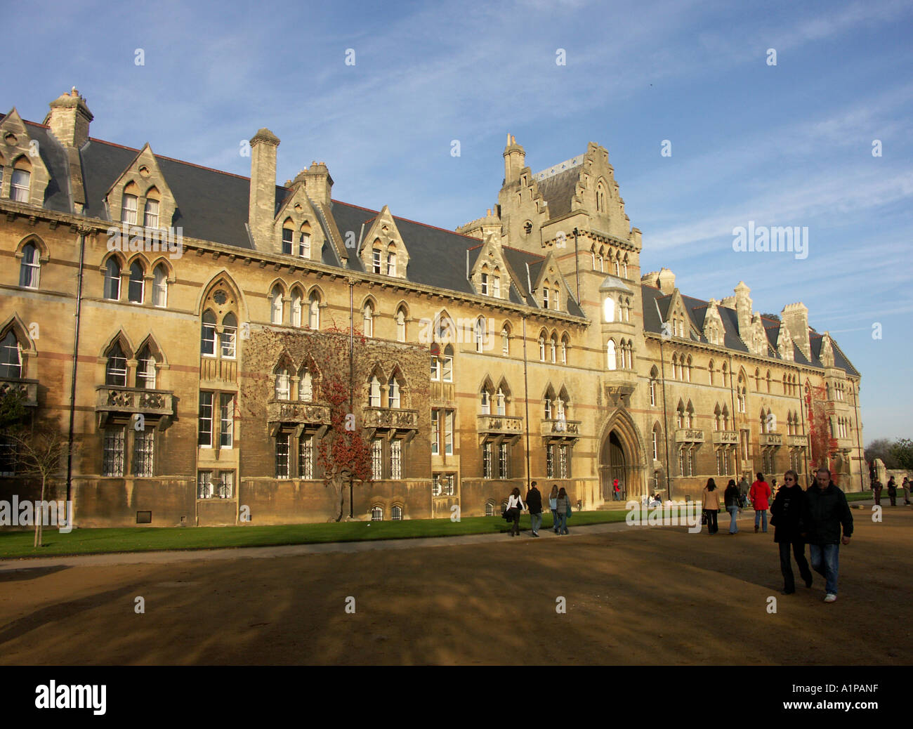 Christ Church College, Meadow Gate, Oxford, Oxfordshire, England Stock ...