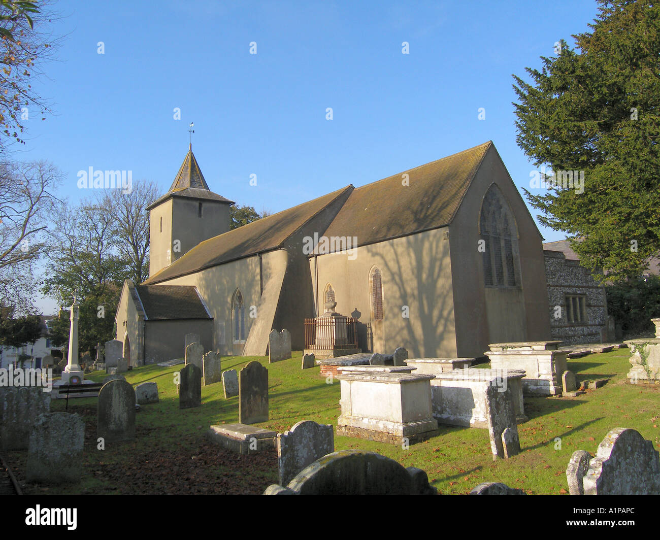 All Saints Church, Patcham, Brighton, East Sussex, England Stock Photo ...