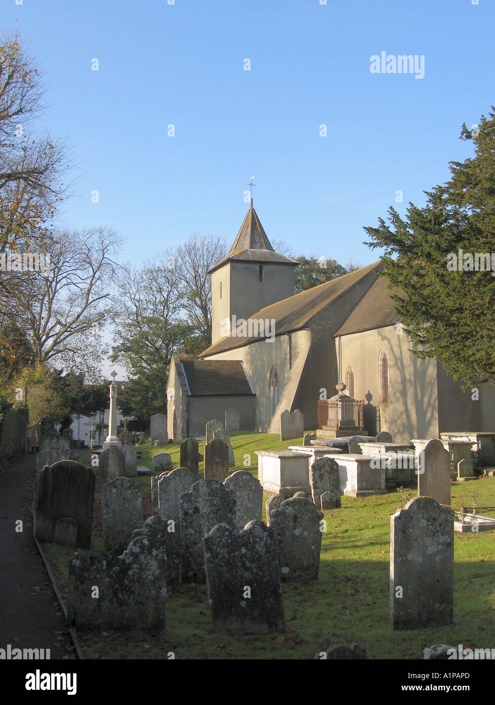All Saints Church, Patcham, Brighton, East Sussex, England Stock Photo ...