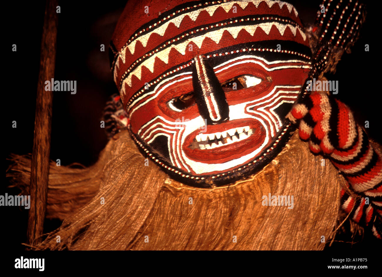 Makishi dancer Victoria Falls Zimbabwe Africa Stock Photo - Alamy