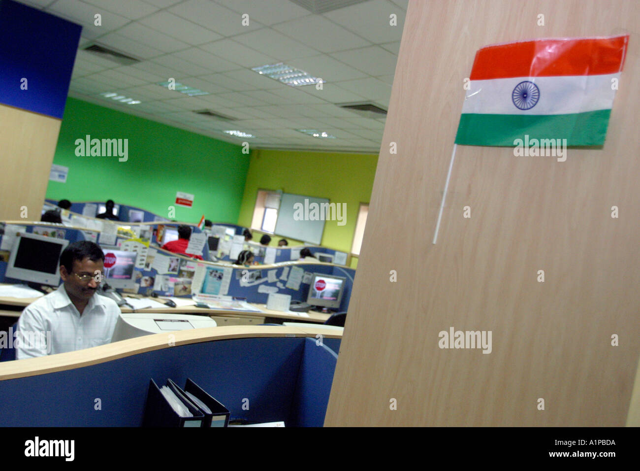 Call centre india hi-res stock photography and images - Alamy