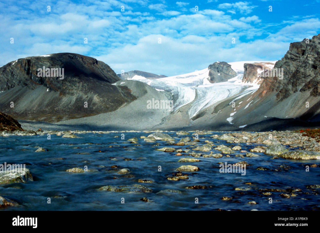 Where the rivers start in Greenland Stock Photo - Alamy