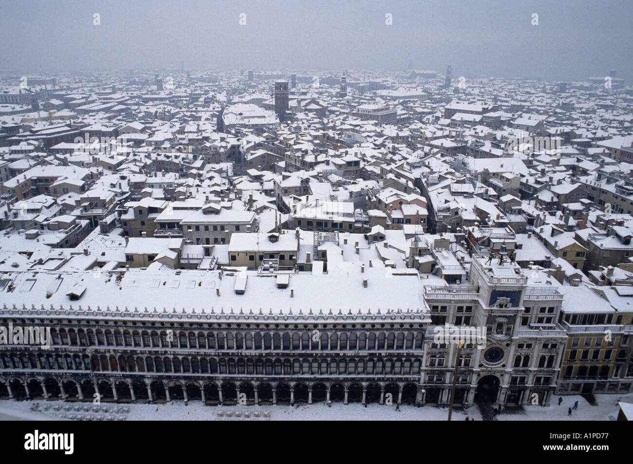 Venice covered with snow hi-res stock photography and images - Alamy