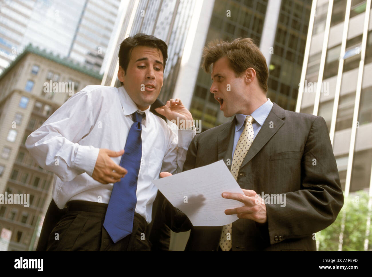 Fight men businessmen hi-res stock photography and images - Alamy