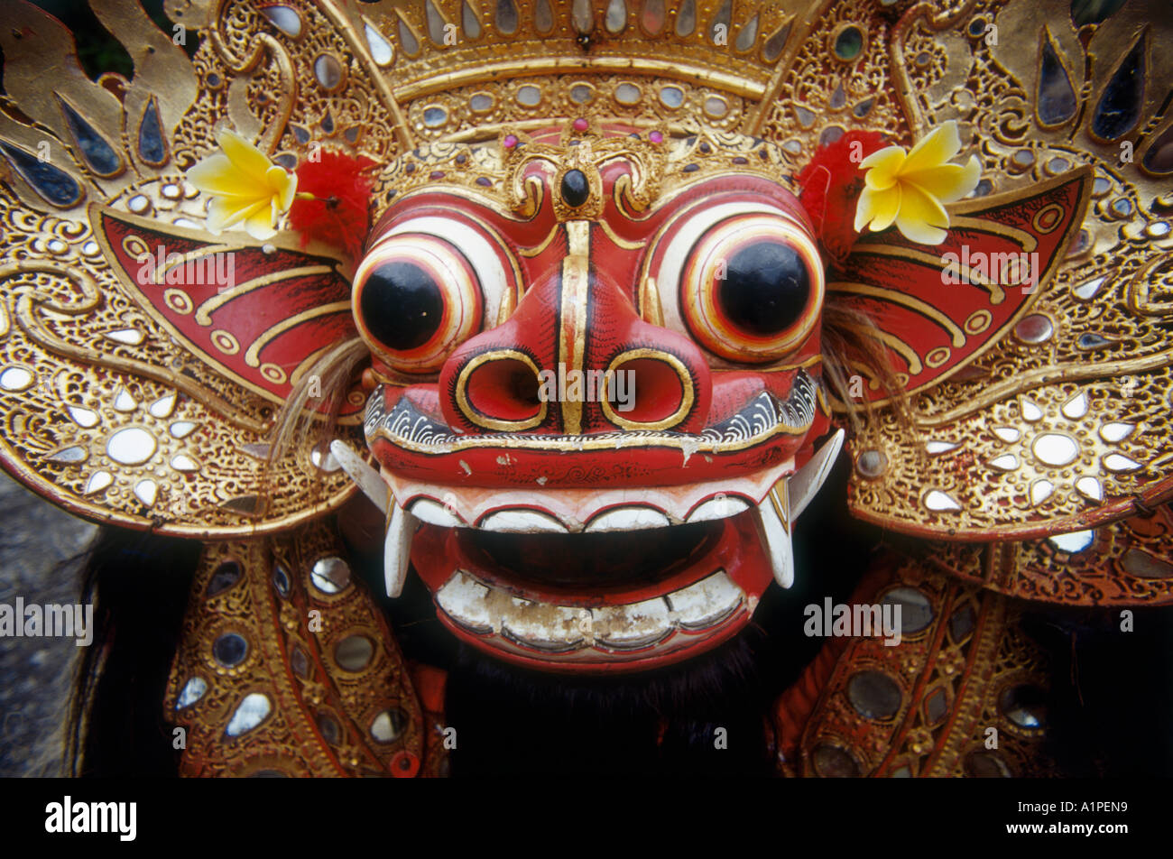 Bali, Barong Dancing, Close Up Stock Photo - Alamy