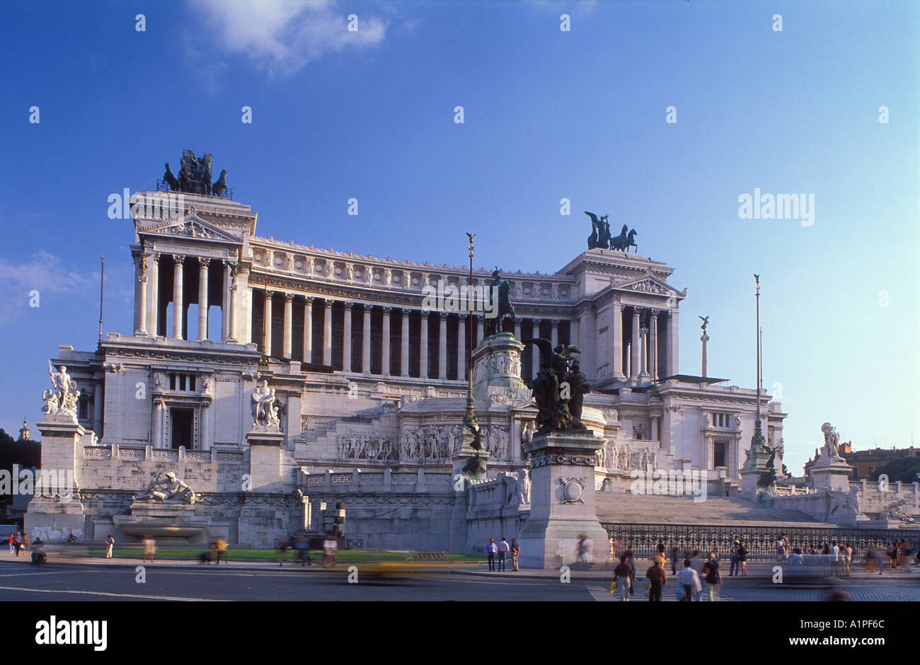 The Victor Emmanuel Monument Rome Italy Stock Photo - Alamy