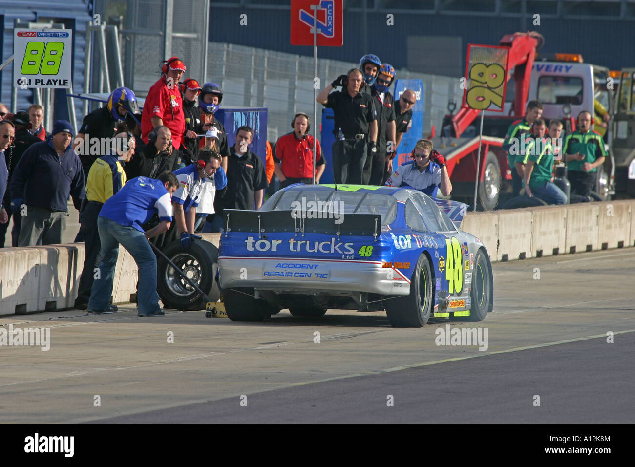 Pit lane rockingham raceway in hi-res stock photography and images - Alamy