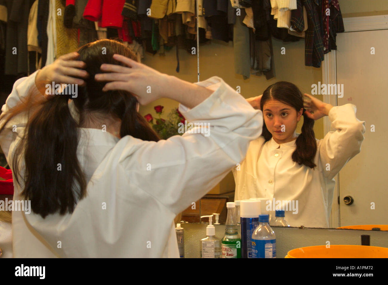 Actors preparing for a performance Stock Photo - Alamy