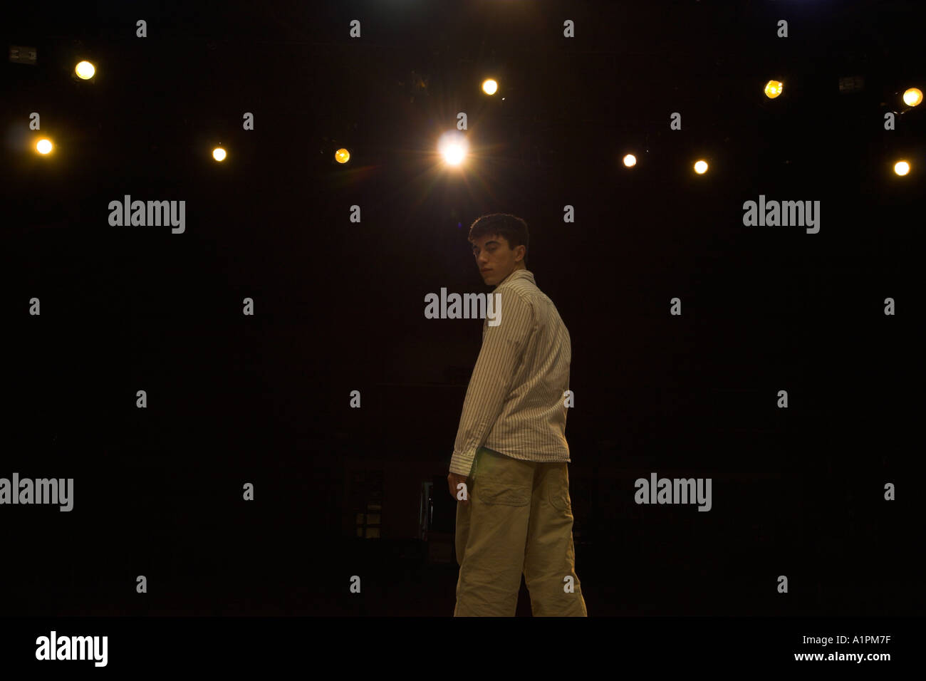 Actor Stage Rear View High Resolution Stock Photography and Images - Alamy