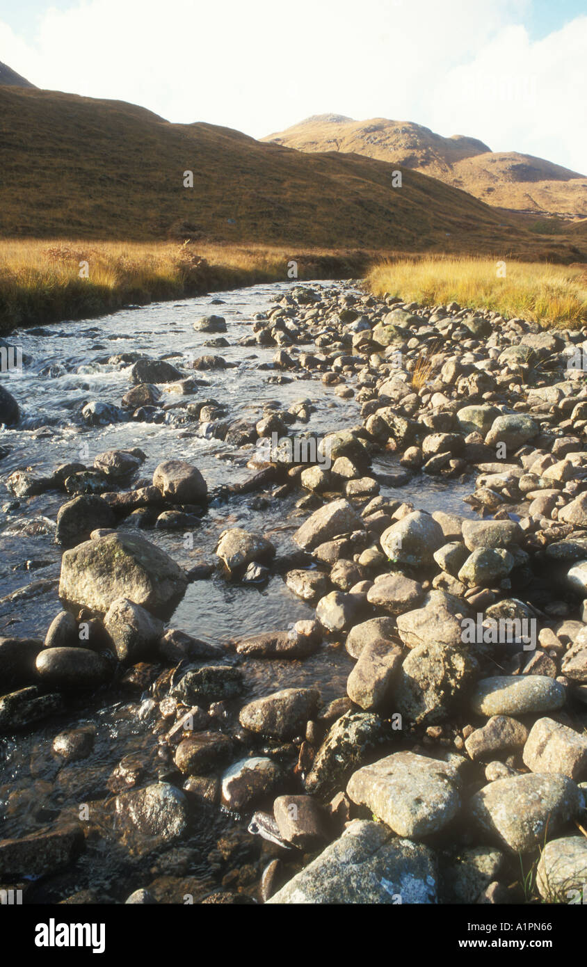 Boulder strewn Mountain River Stock Photo - Alamy