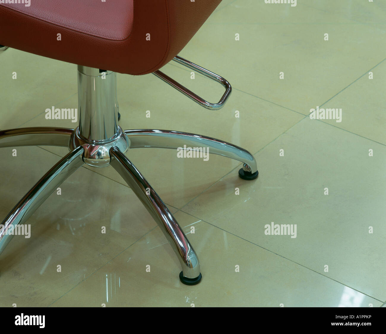 View of a soft cushioned chair Stock Photo - Alamy
