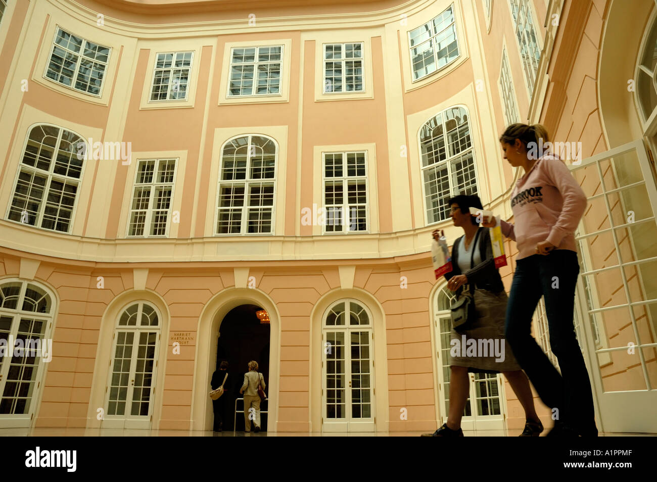 Entranceway to the Albertina gallery in Vienna Stock Photo - Alamy