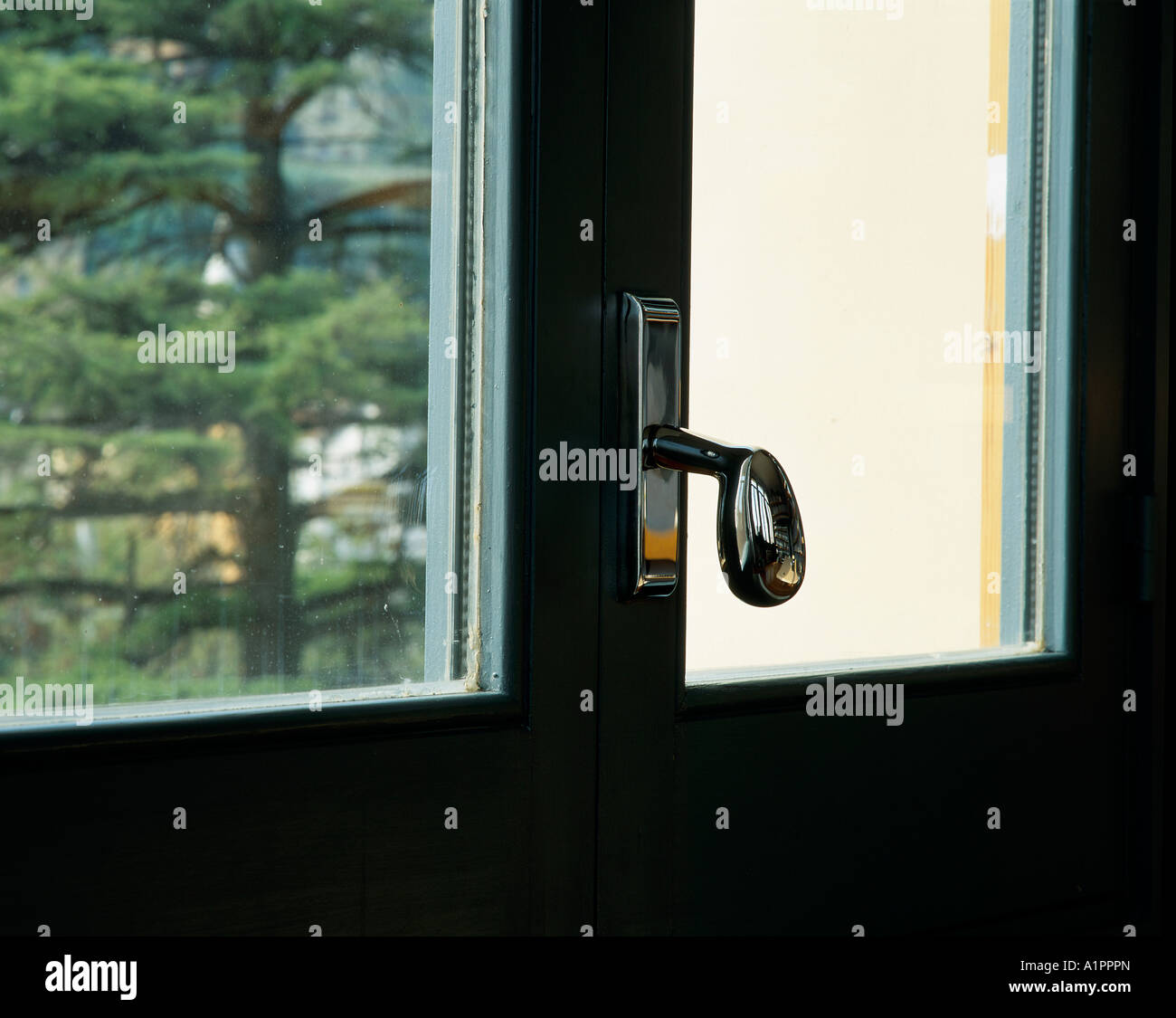 Partial view of a door Stock Photo - Alamy