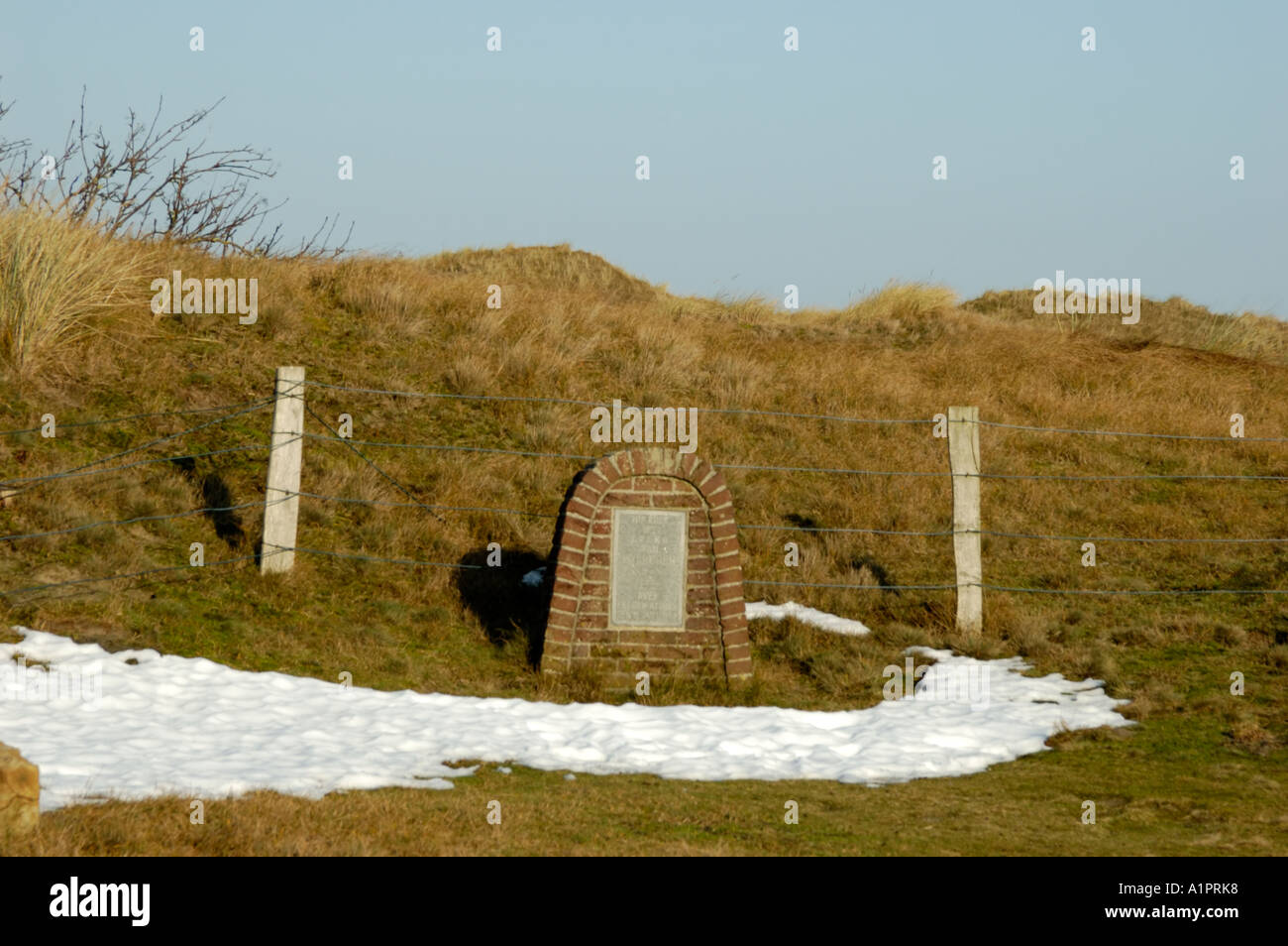 The grave of a dutch sea captain Stock Photo - Alamy