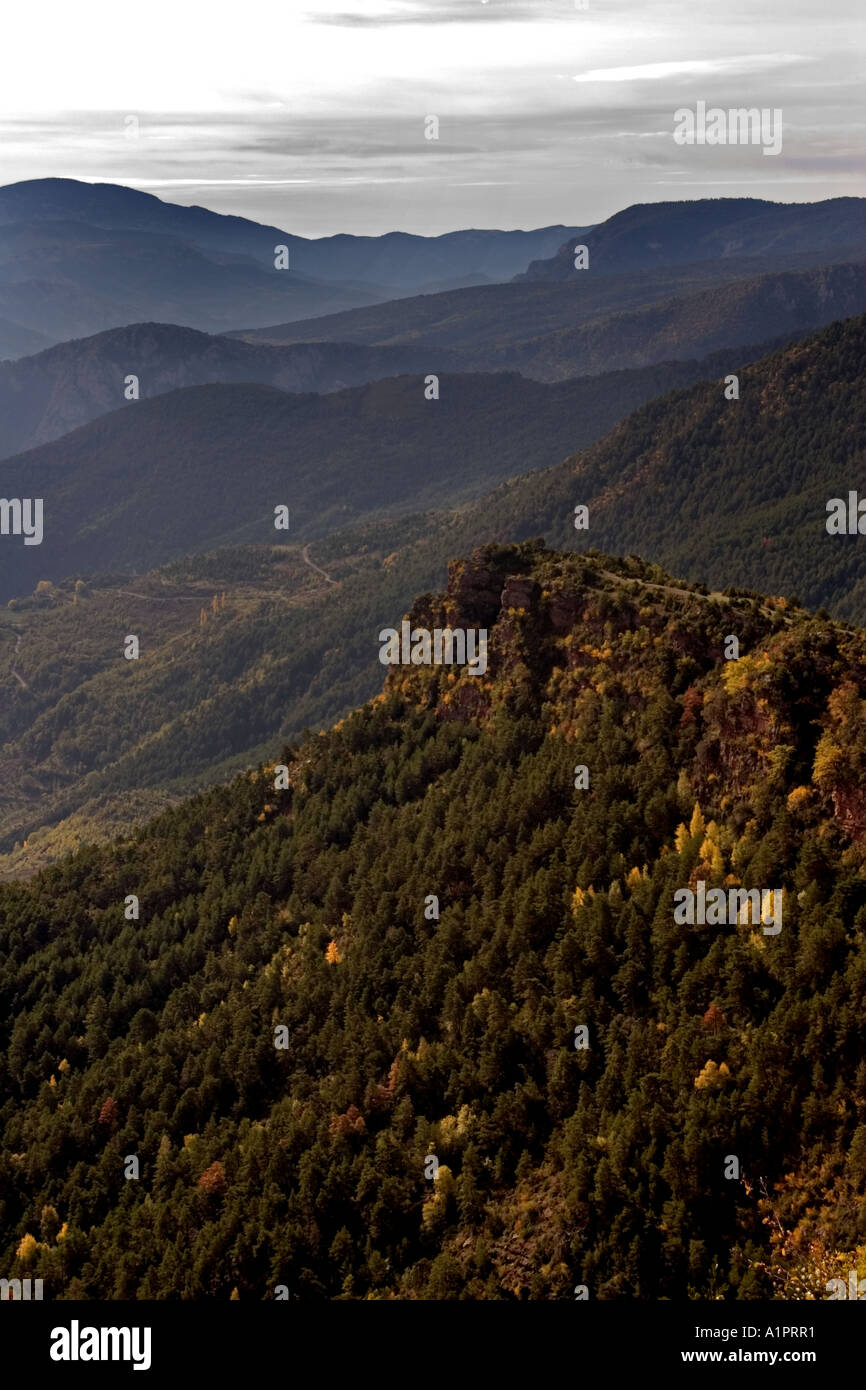 Stock Photo of a Typical Landscape in The Pyrenees Mountains Stock ...