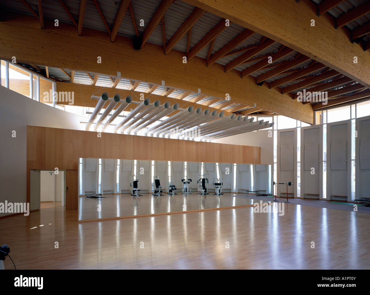 View of a large gymnasium Stock Photo - Alamy