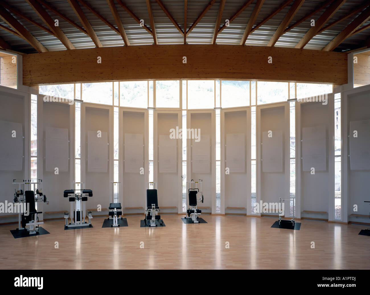 View of a large gymnasium Stock Photo - Alamy