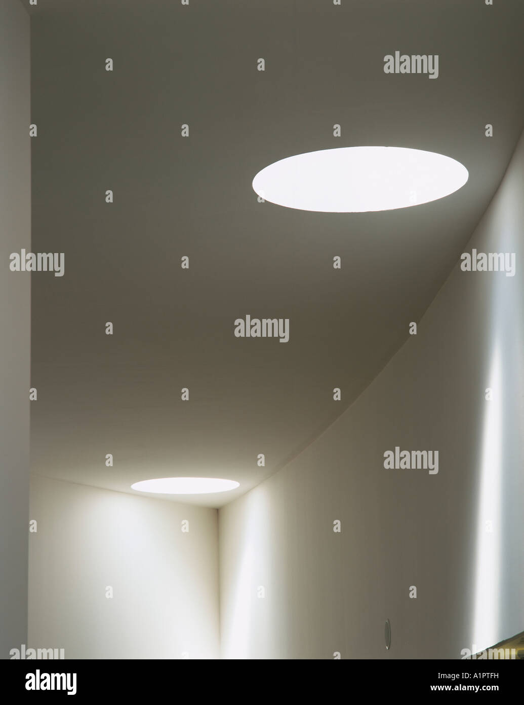 View of an illuminated ceiling Stock Photo - Alamy