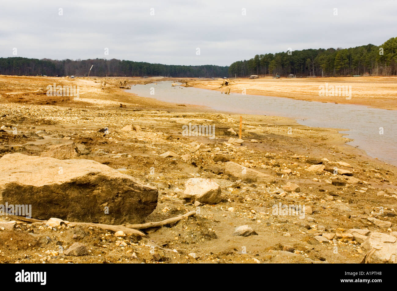 Dry lake bed Stock Photo - Alamy