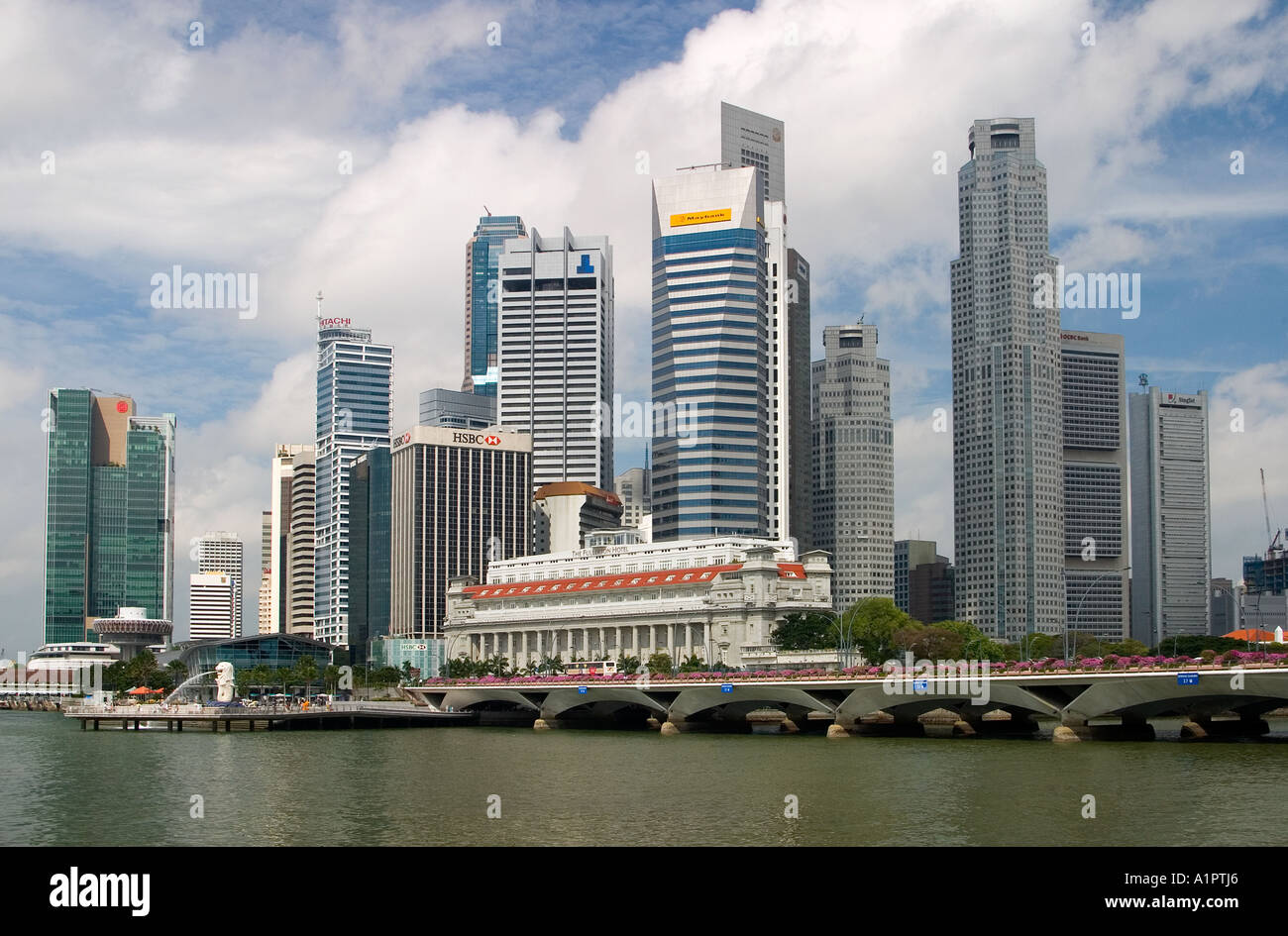 Cityscape, Singapore. With modern high rise Stock Photo - Alamy