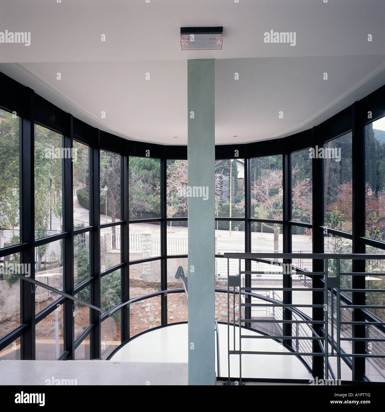 A house with glass panels Stock Photo - Alamy