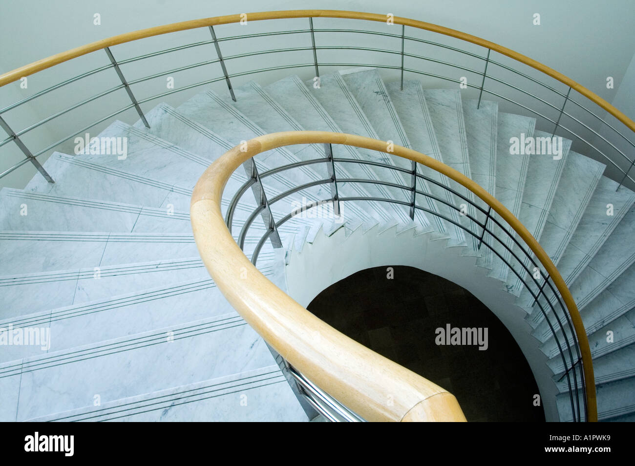 Spiral staircase at the Islamic Arts Museum Malaysia Stock Photo - Alamy