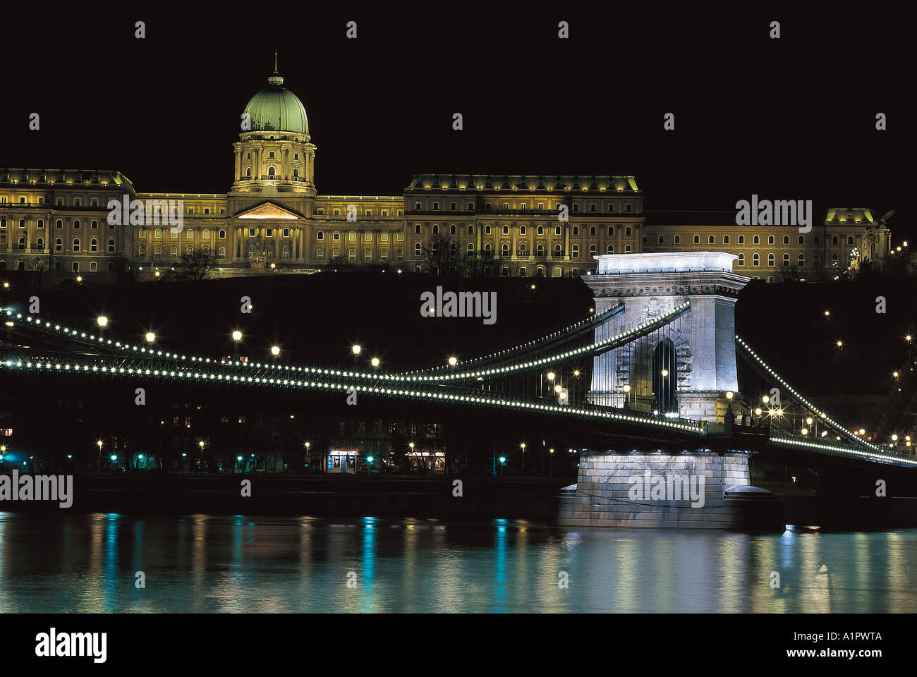 The Chain Bridge, Budapest Stock Photo - Alamy