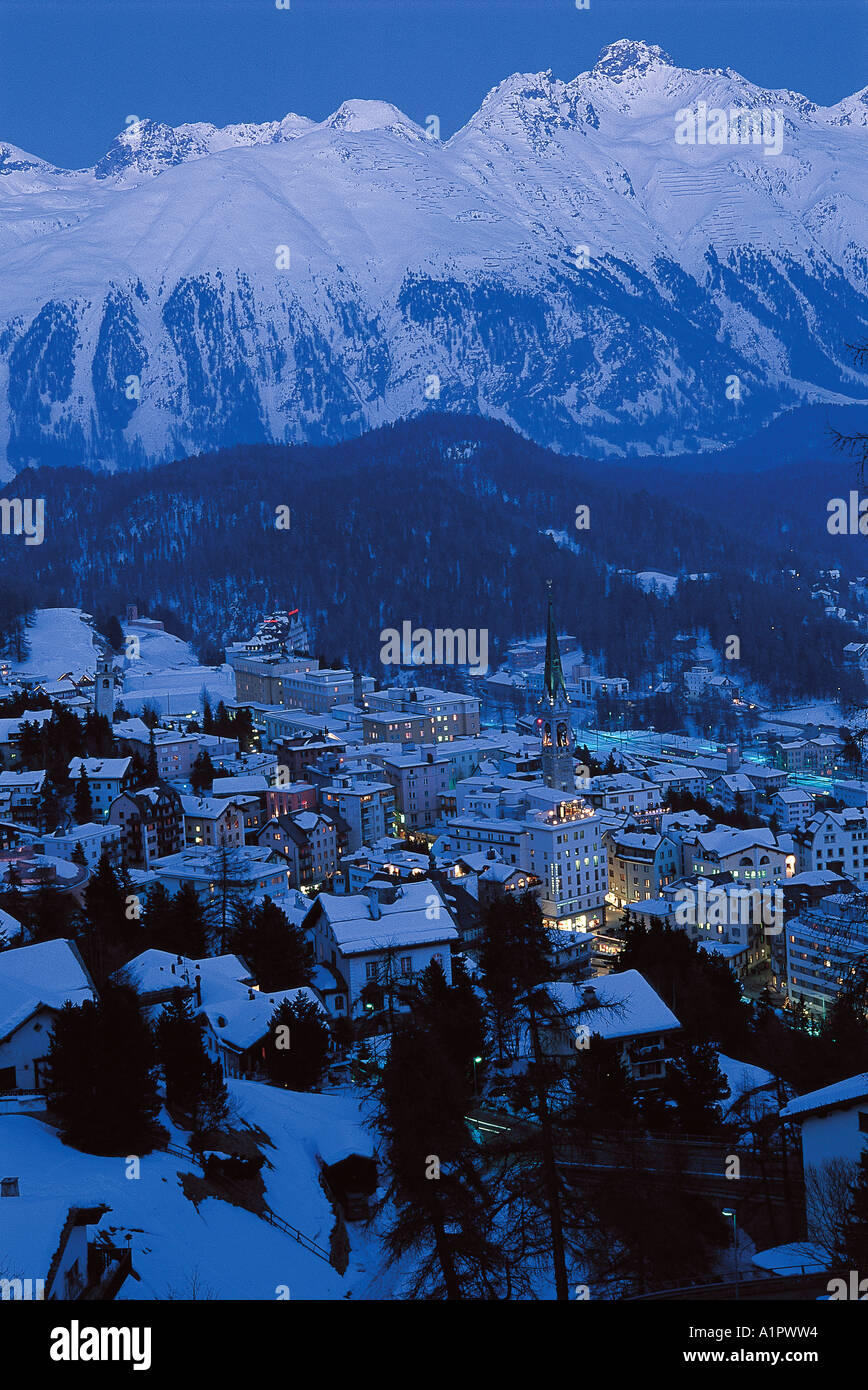 St moritz night hi-res stock photography and images - Alamy