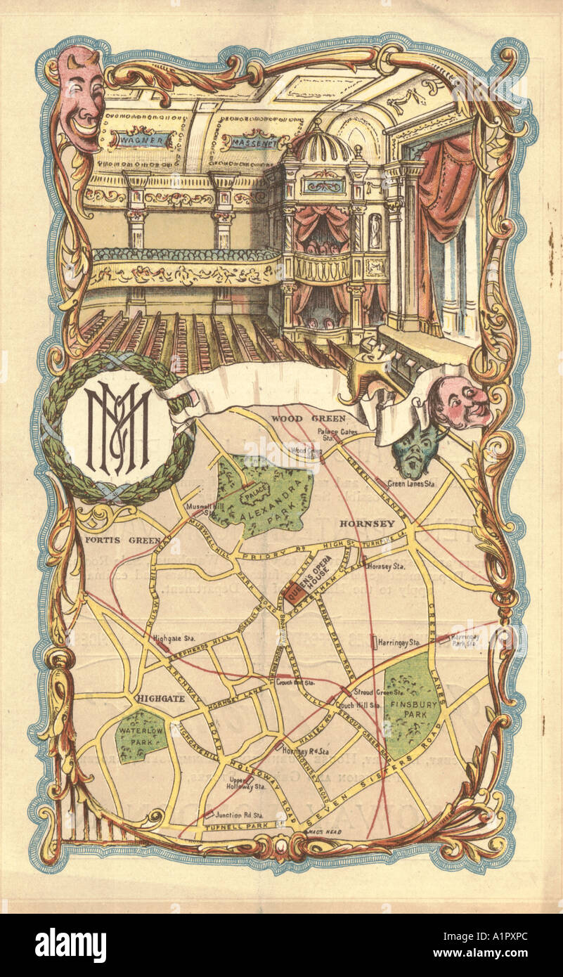 19th century london map hi-res stock photography and images - Alamy