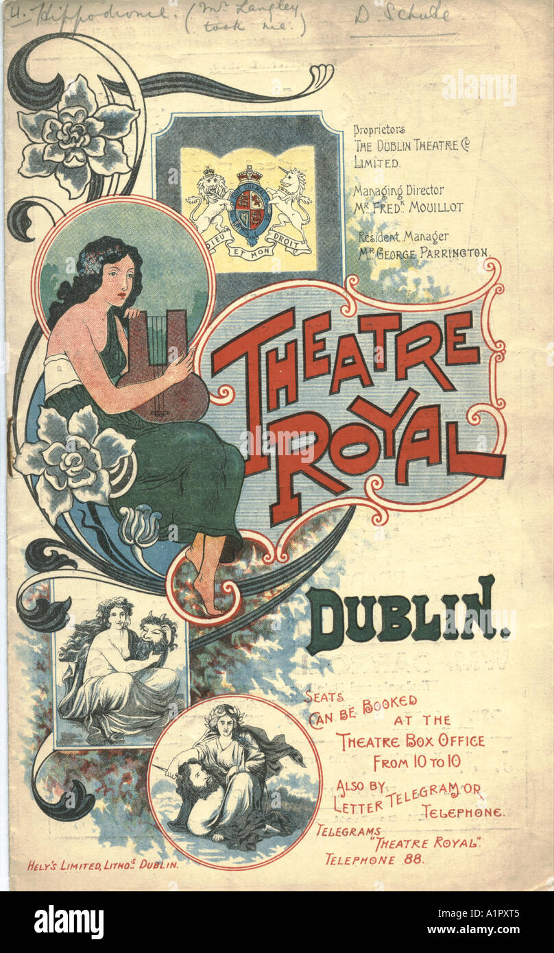 Theatre programme hi-res stock photography and images - Alamy