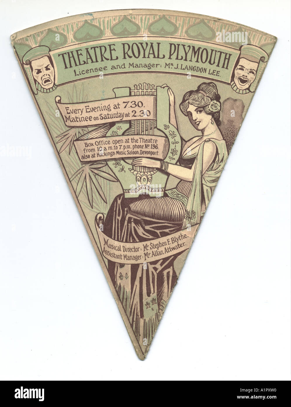 Theatre Royal, Plymouth pantomime programme 1909 Stock Photo - Alamy