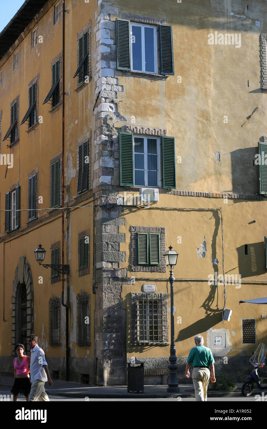 Italian Street Corner Stock Photo - Alamy