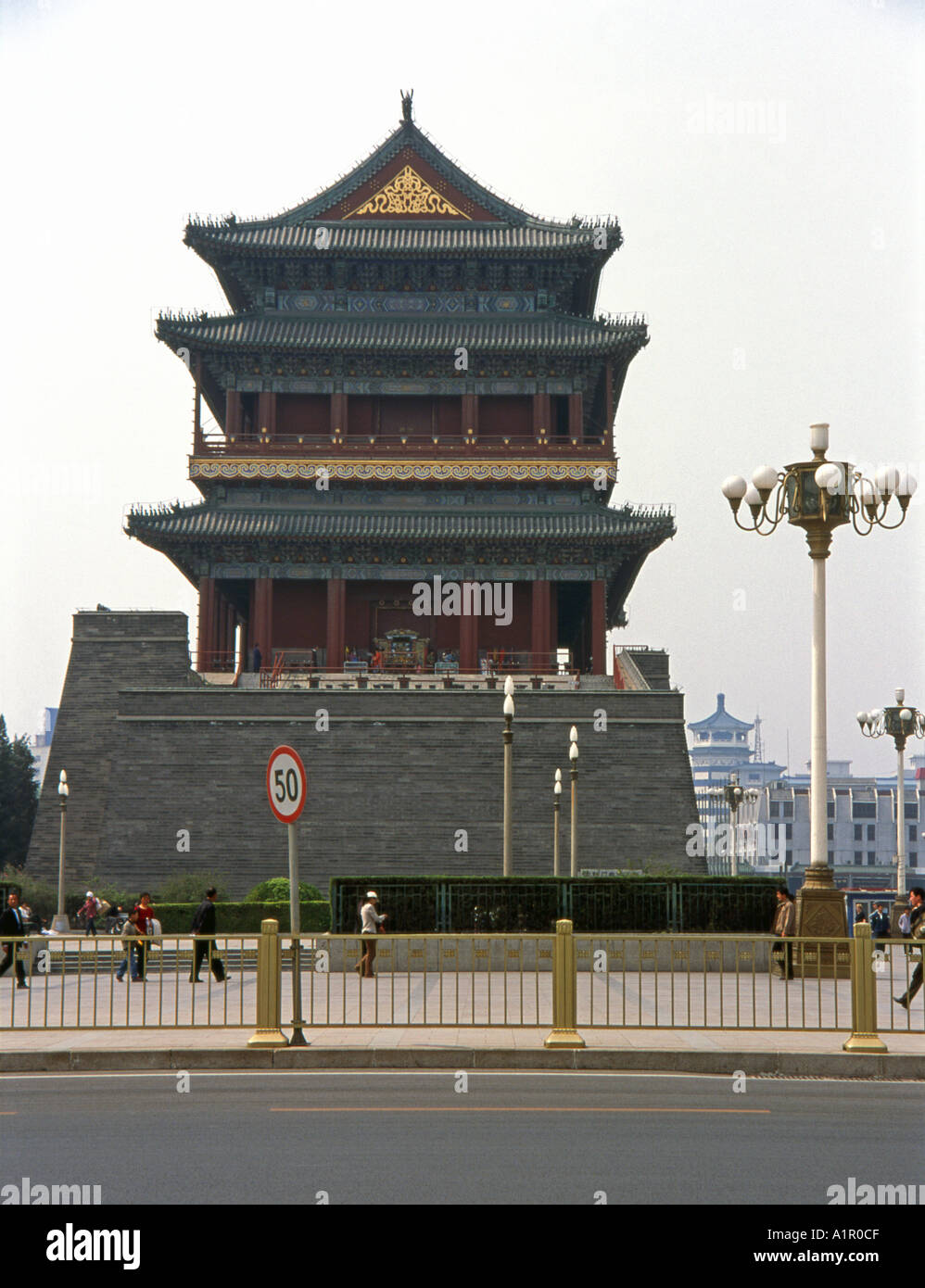 Qianmen gateway Zhengyangmen Tiananmen Square Beijing Peking China ...