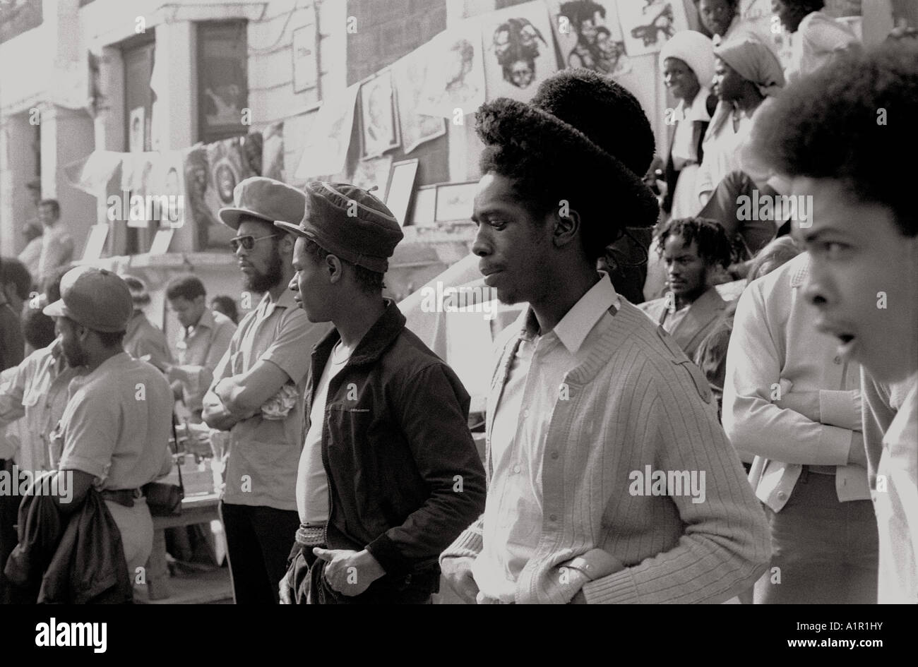 Black rastafarian community Notting Hill Gate London in the 60's 70's ...