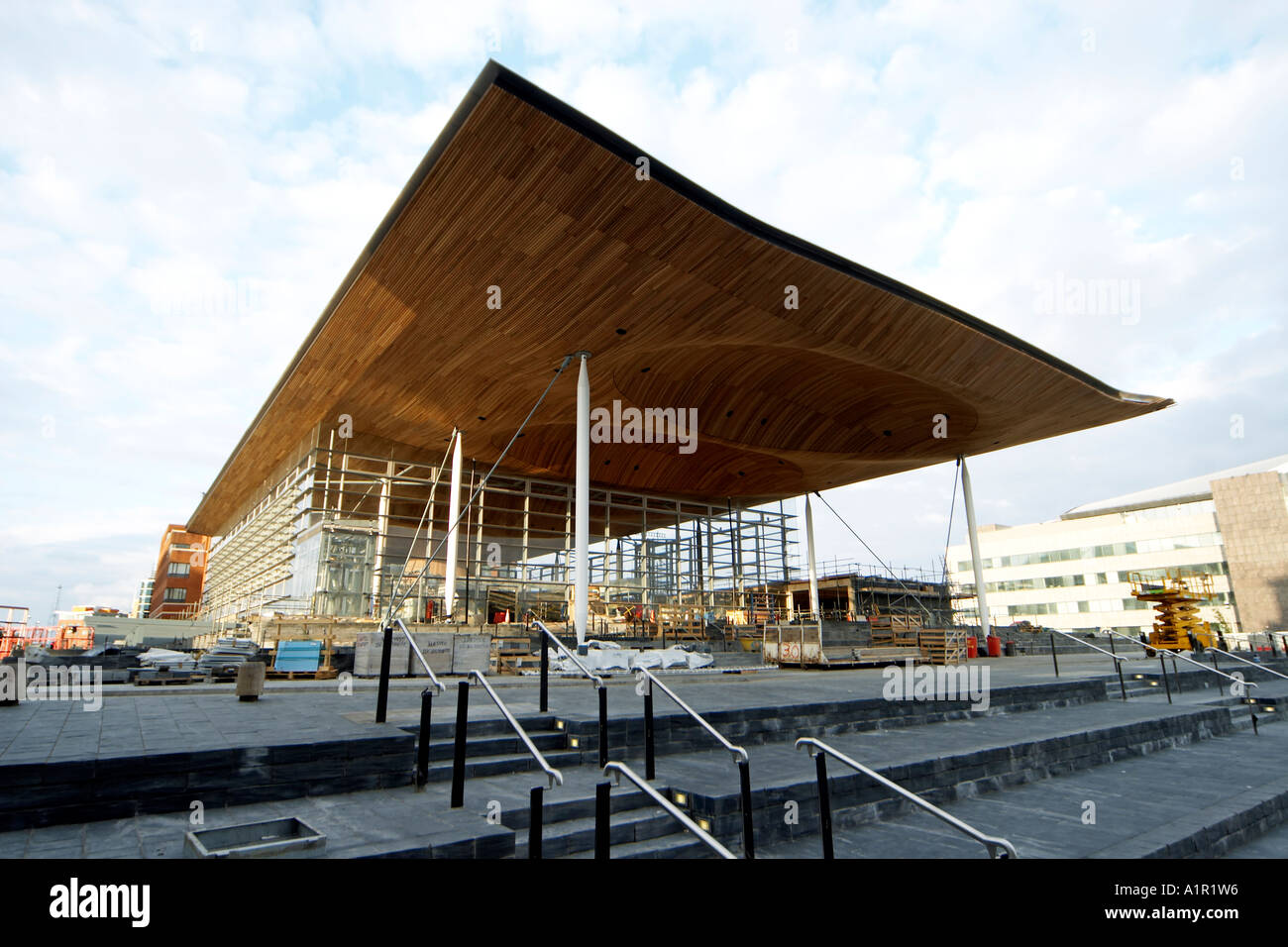 Welsh Assembly Building Stock Photo - Alamy