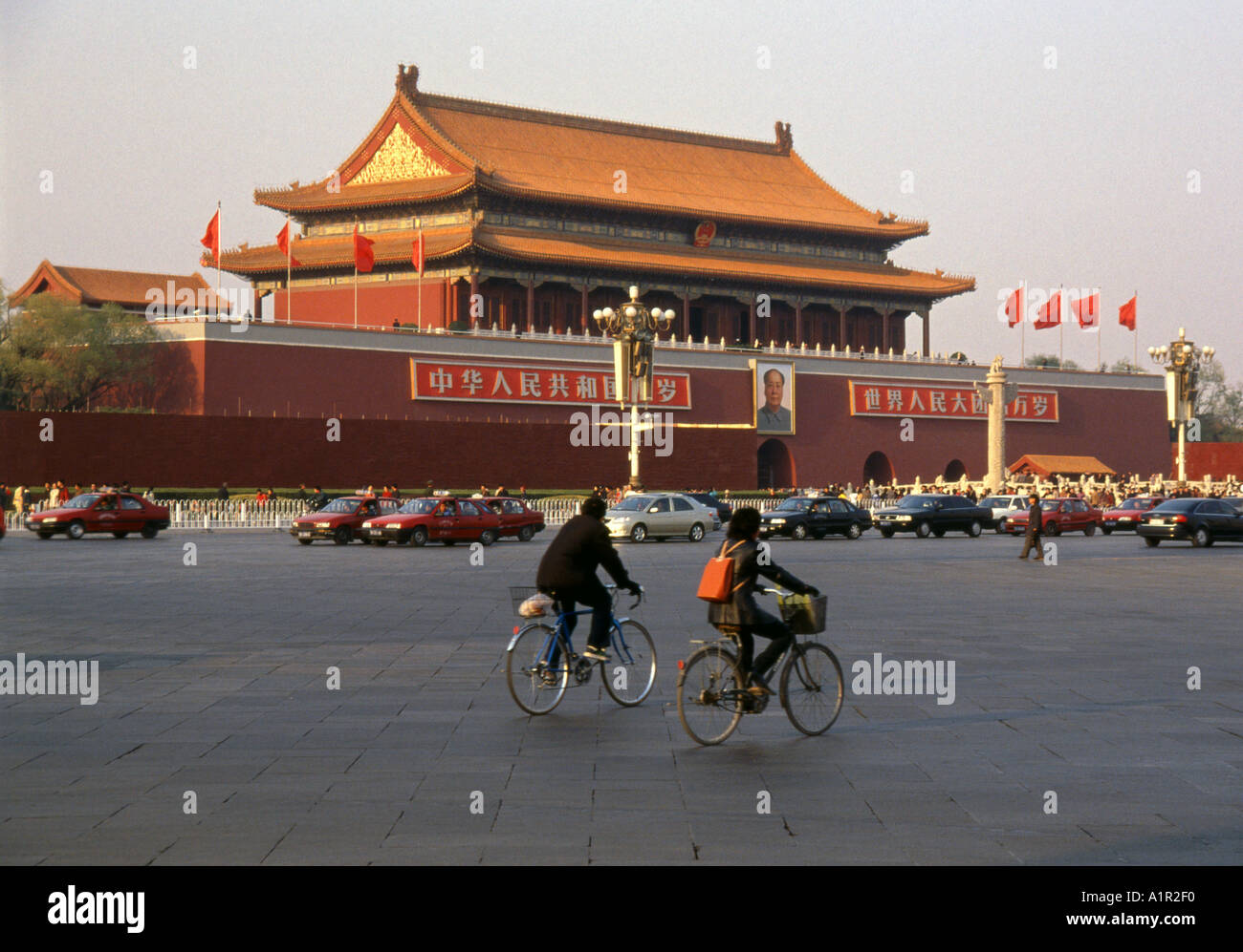 Olympic Symbol At Tiananmen High Resolution Stock Photography and ...