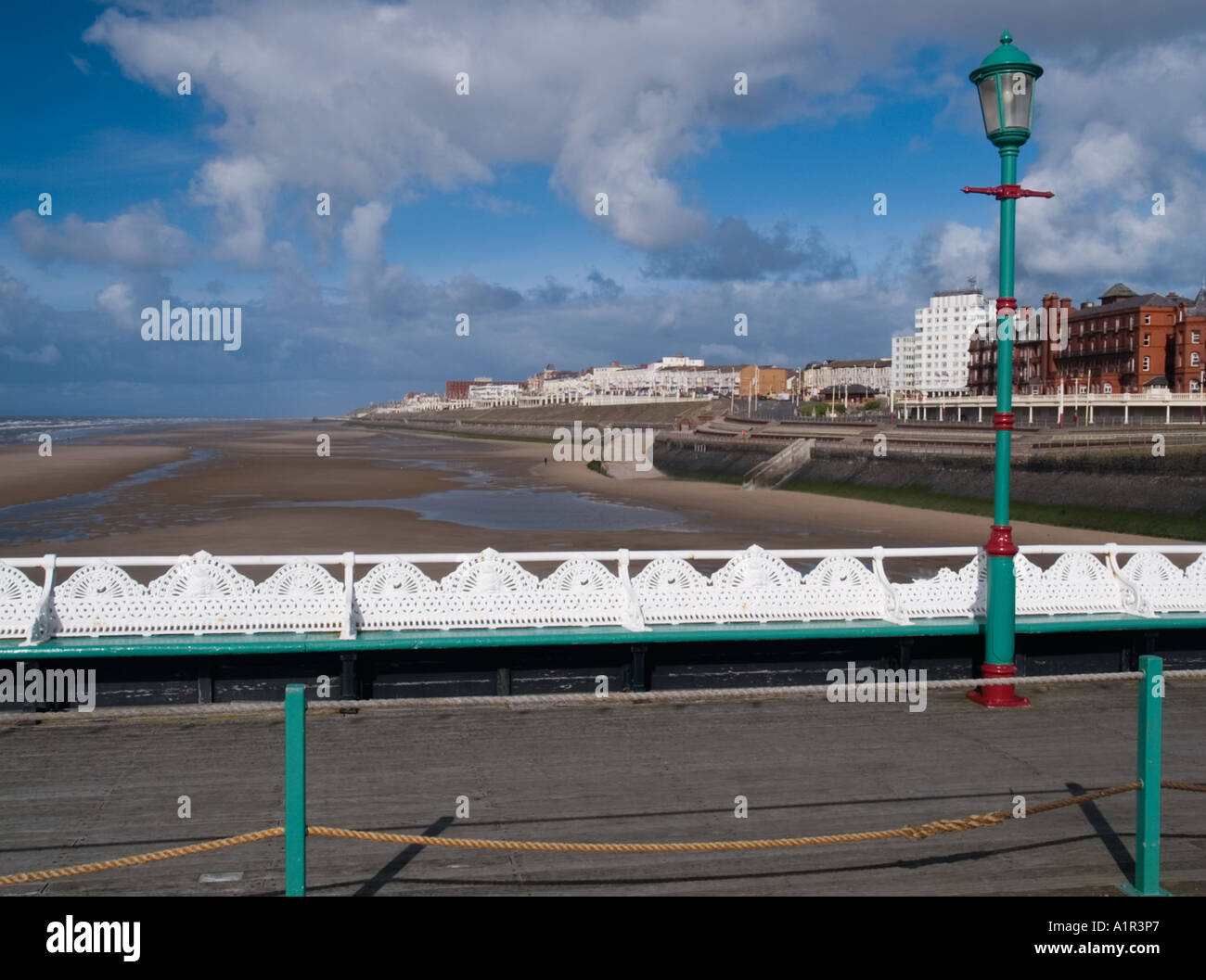 Blackpool s North Shore from the North pier Stock Photo - Alamy
