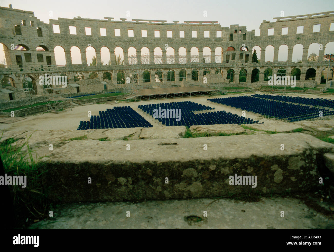Historic roman ampitheatre hi-res stock photography and images - Alamy