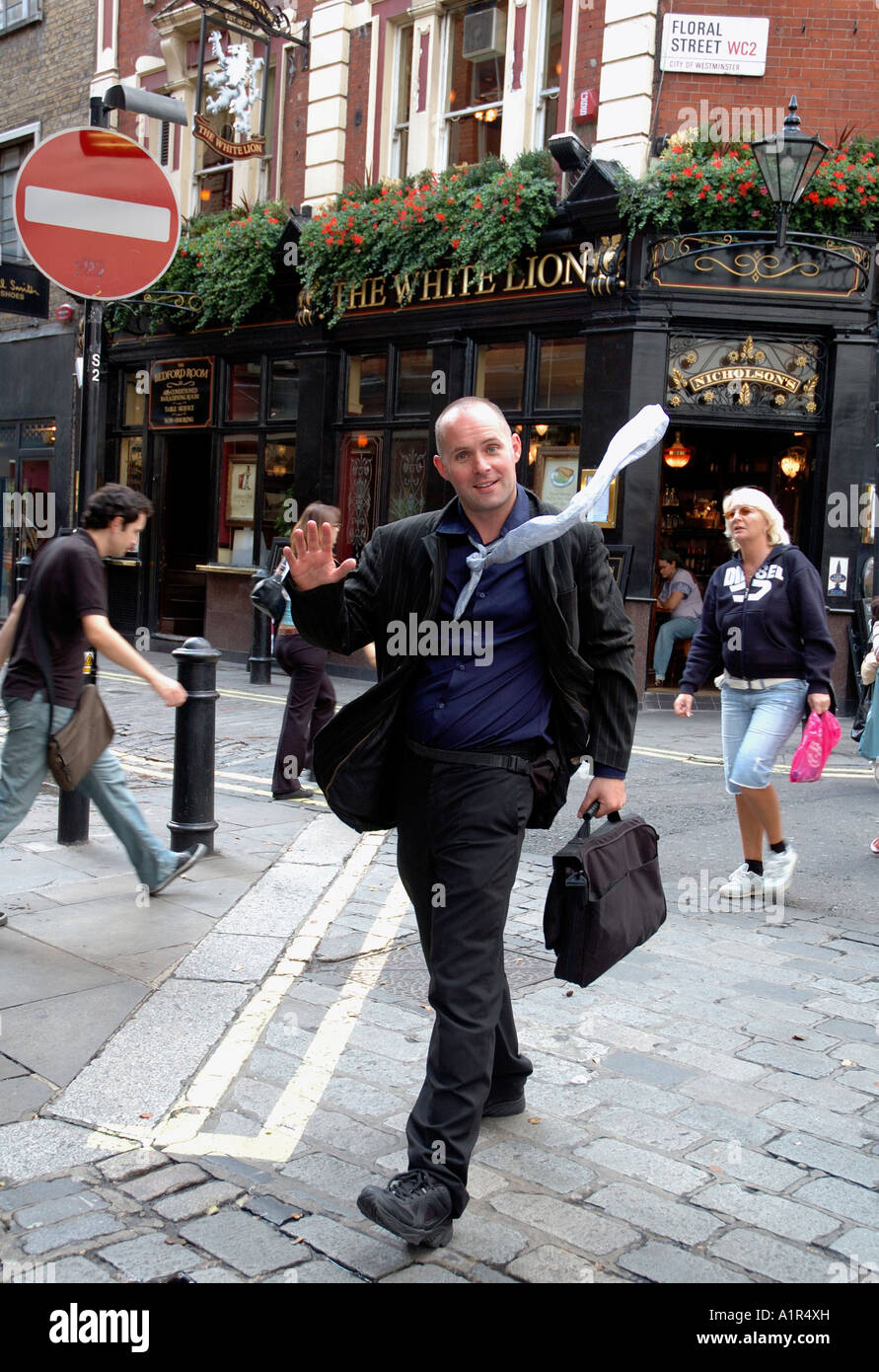 business office woker rushing home Stock Photo - Alamy