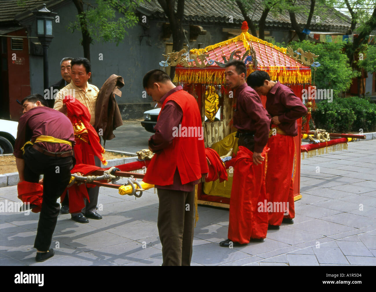 Bell & Drum Towers Beijing Peking China Chinese Asian Asiatic Asia ...