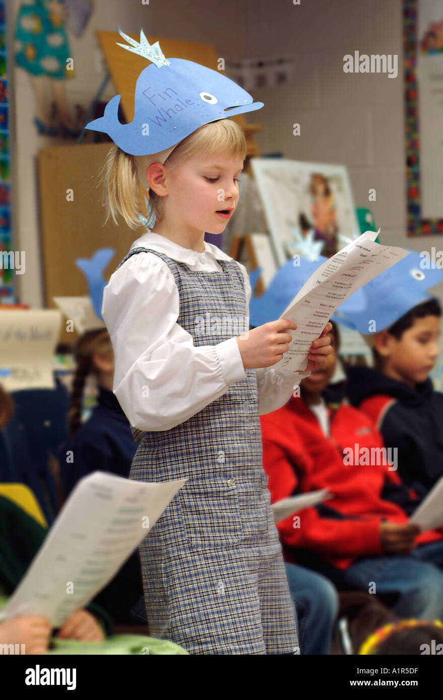 Student reciting class hi-res stock photography and images - Alamy