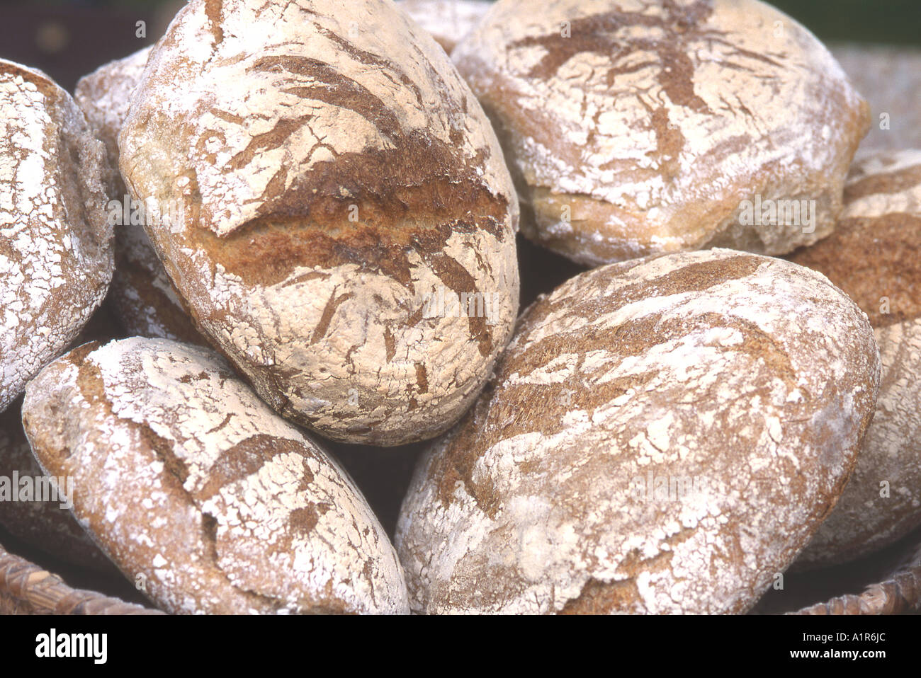 Traditional hand made breads from Wallonia (Southern Belgium Stock ...